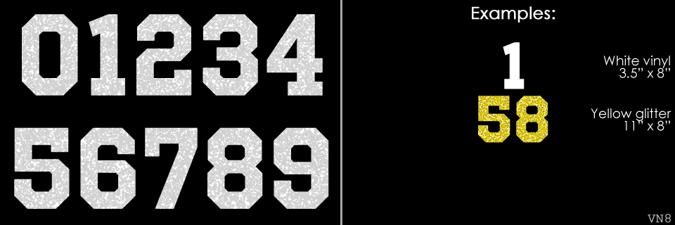 Order Bling Letters, Numbers, Text